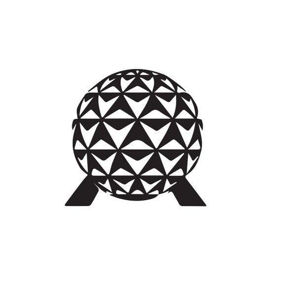 Epcot Spaceship Earth Logo Spaceship Earth From Epcot Rainbow Ombre