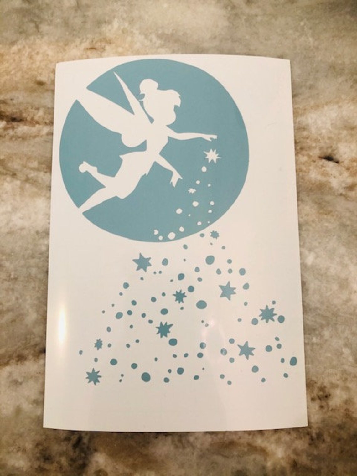 Tinkerbell Sprinkling Pixie Dust Decal - Etsy