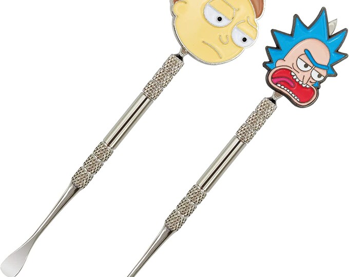 Rick & Morty 2 Pack Dabbing Tool - Etsy