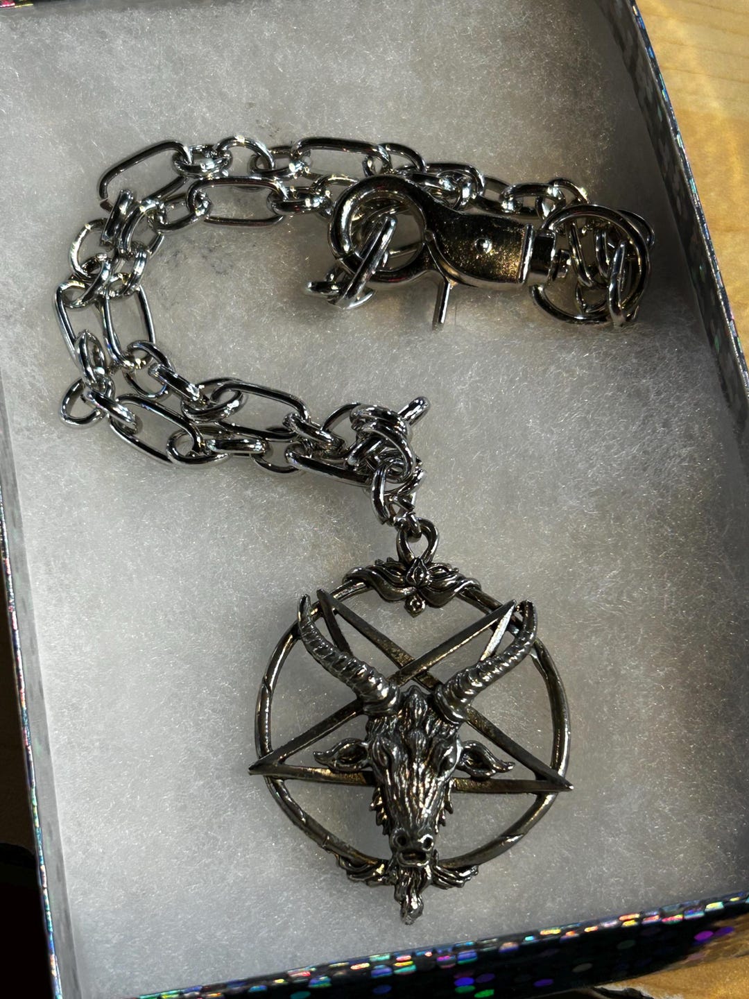 Baphomet Chain Necklace - Etsy