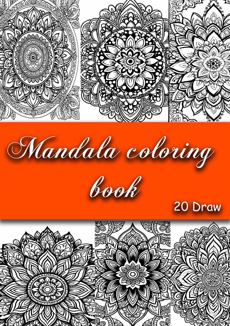 Mandala Coloring Book | Adult Coloring Page | Instant Download I ...