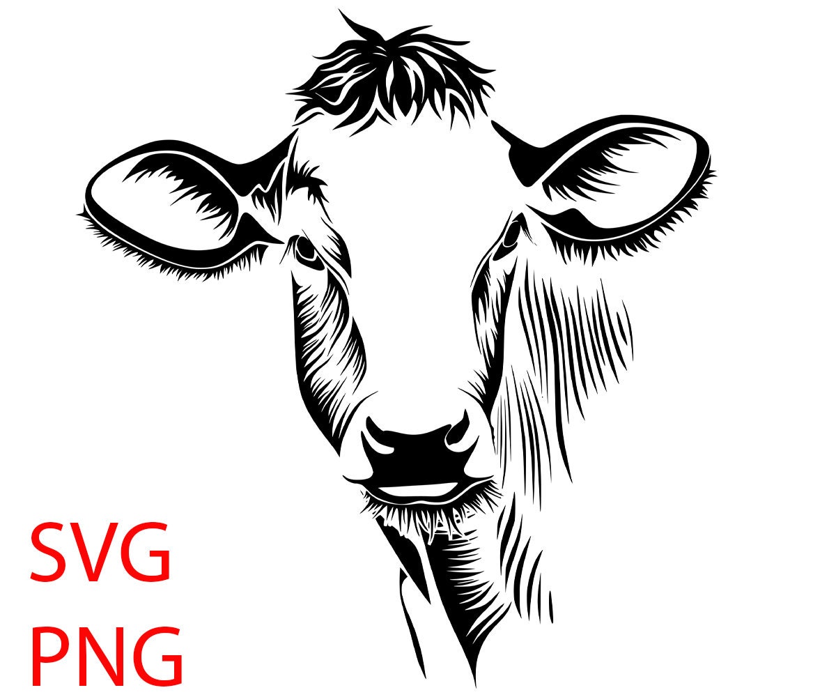 1 File SVG PNG . Cow Svg Png .Instant Download. | Etsy