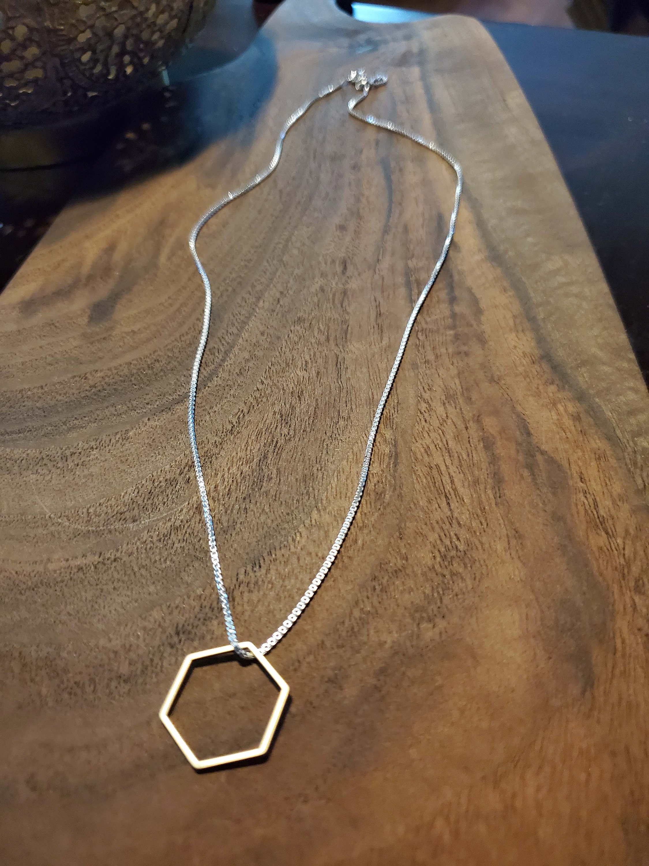 Hexa Charm Necklace - Etsy