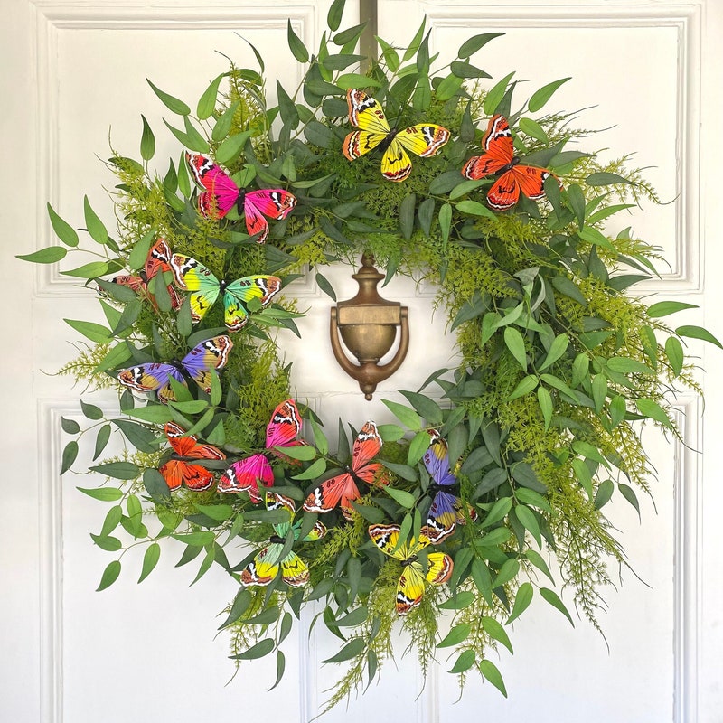 Butterfly Wreath - Etsy