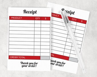 Small Business Receipt Pad - Etsy