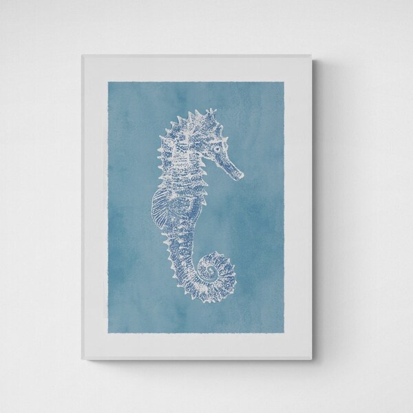 Seahorse Art Print - Etsy