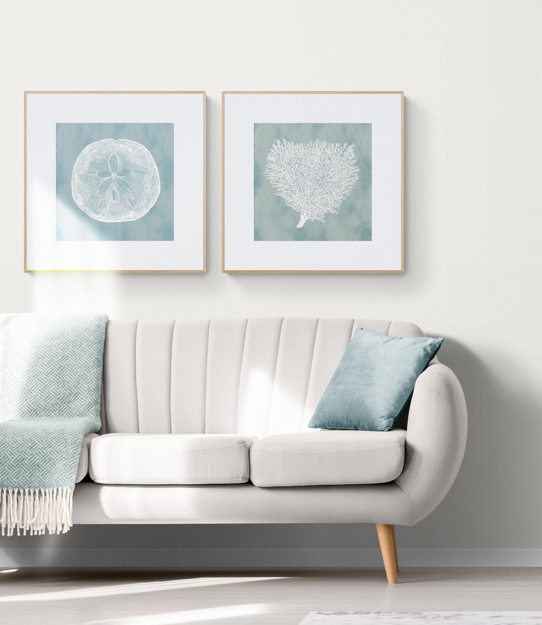 Beach House Wall Art Set of 4 Wall Art Coastal Printable Wall - Etsy