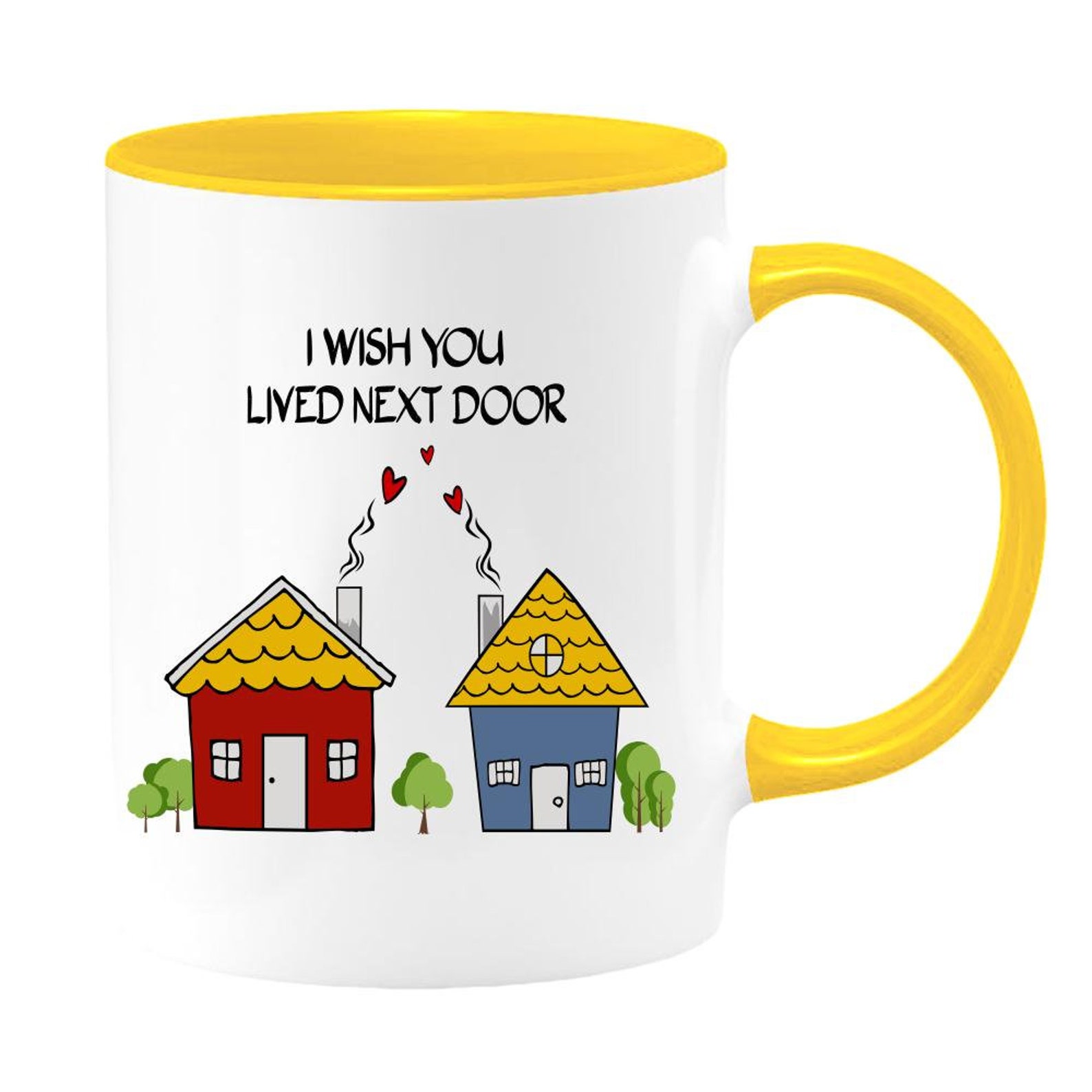 BEST NEIGHBOR MUG Best Friend Cups Neighbor Coffee Mug Friend Birthday ...
