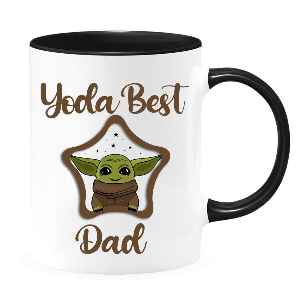 YODA COFFEE MUG, Best Yoda Dad Ever Coffee Mug, Durable Ceramic Coffee ...