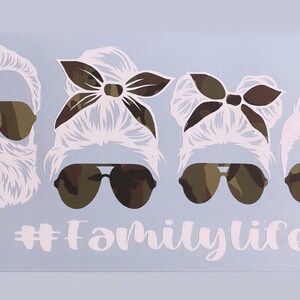 Family Life Decal Car Decal Laptop Decal Etc. | Etsy