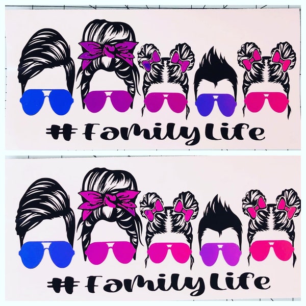 Unique Family Decal Svg - Etsy