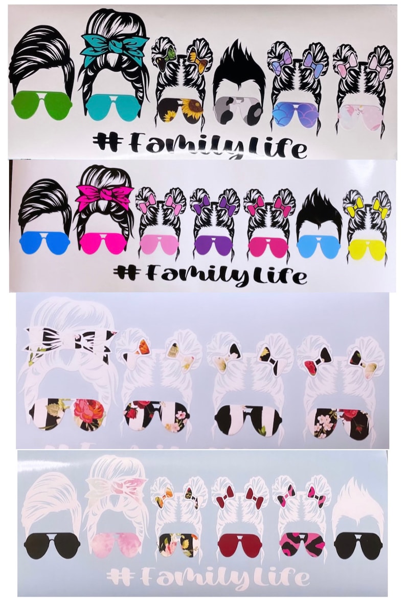 Family Life Decal Car Decal Laptop Decal Etc. | Etsy