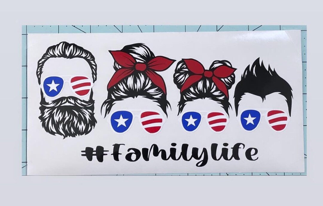 Puerto Rican Family Life Decal | Puerto Rico Car Decal | Car Sticker - Etsy