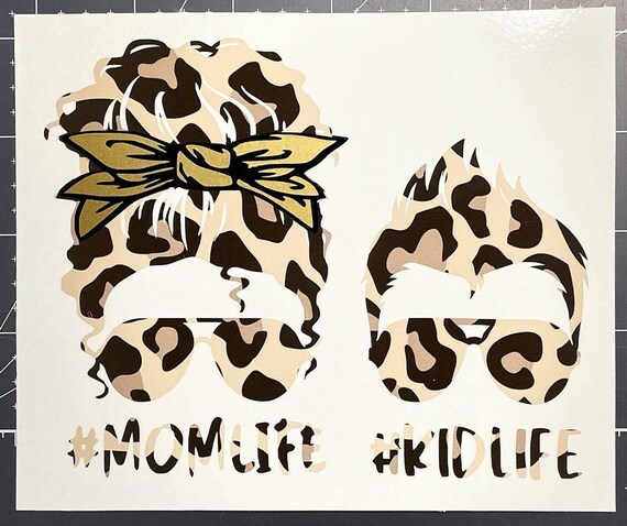 Mom and Son Decal Laptop Decal etc MOMLIFE & KIDLIFE Car Decal Mom and ...