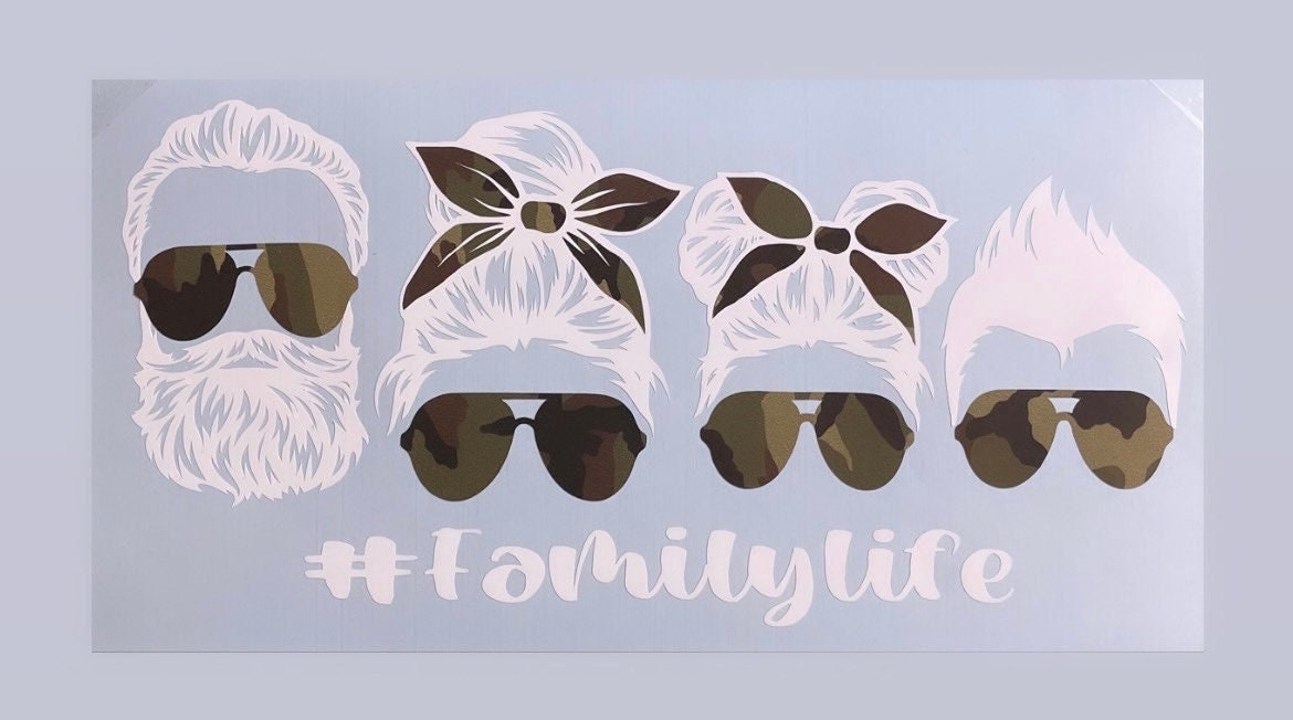 Family Life Decal Car Decal Laptop Decal Etc. | Etsy