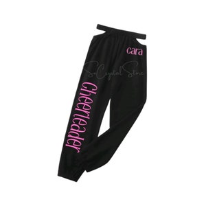 Cheerleader Sweatpants | Cut Out Waist Sweatpants for Girls ...