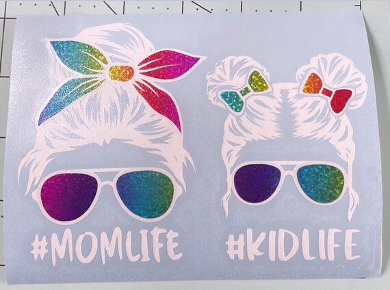 Mom Life Kid Life Car Decal. Momlife Kidlife Mom and | Etsy