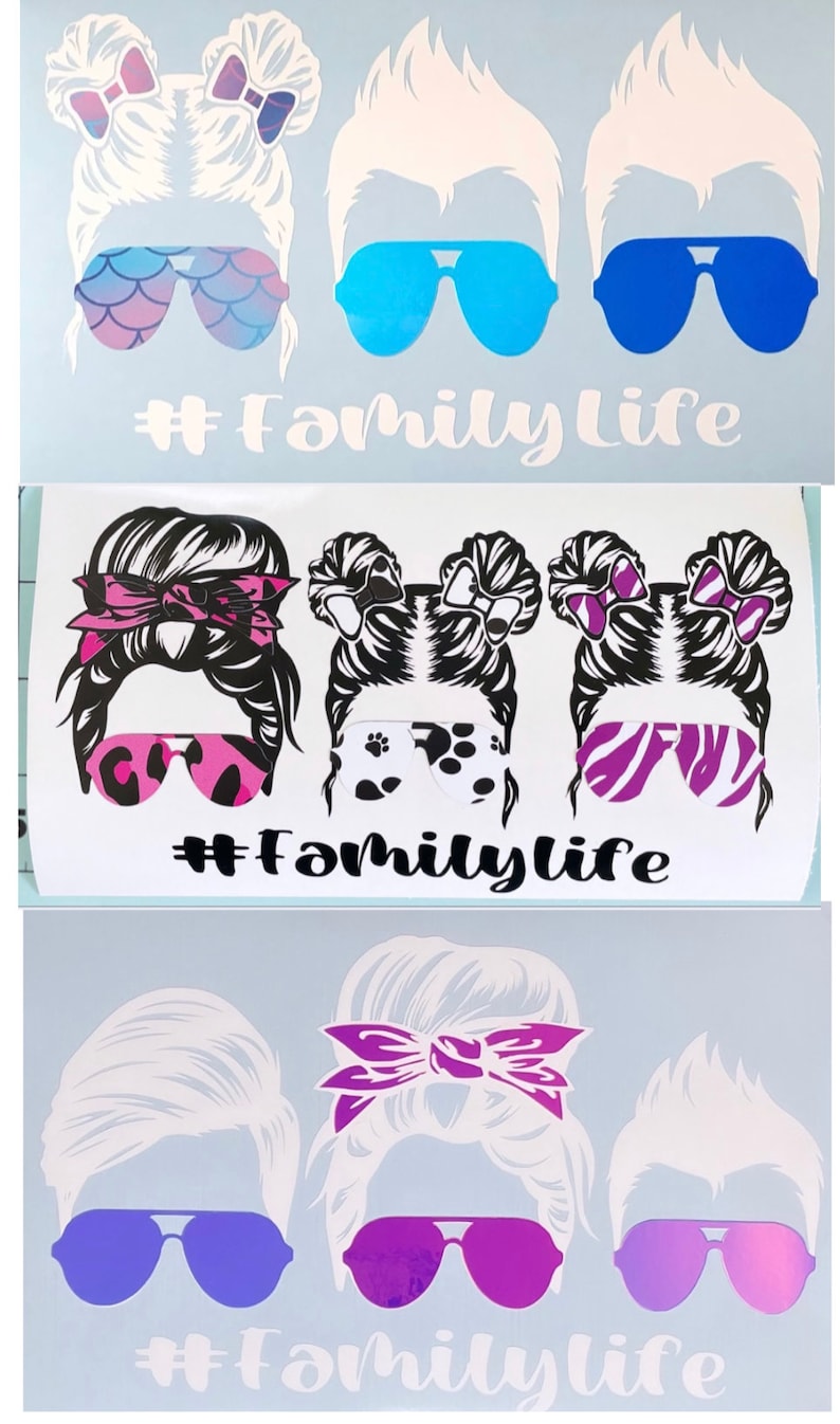 Family Life Decal Car Decal Laptop Decal Etc. | Etsy