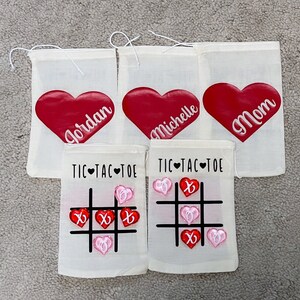 Customizable Valentine's Tic Tac Toe Kit - Heartfelt Gift for Kids With ...