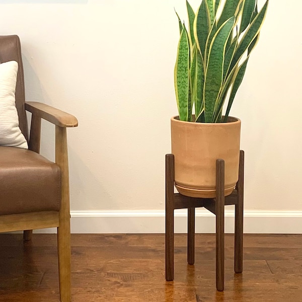 Mid Century Plant Stand - Etsy