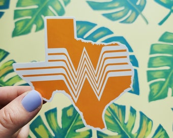 Whataburger Texas Sticker - Etsy