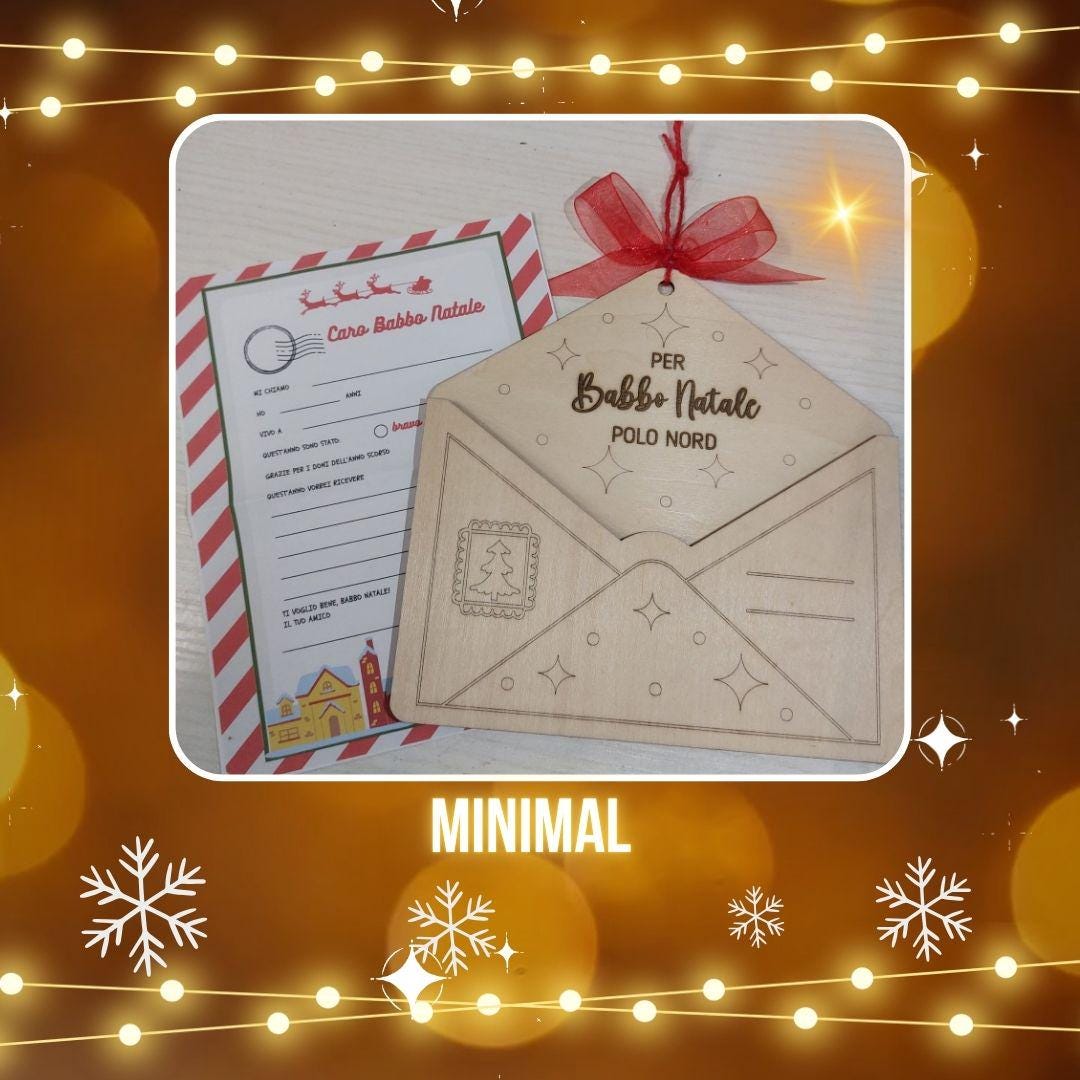 Santa Letter Holder - Santa Letter Envelope - Personalized Christmas ...