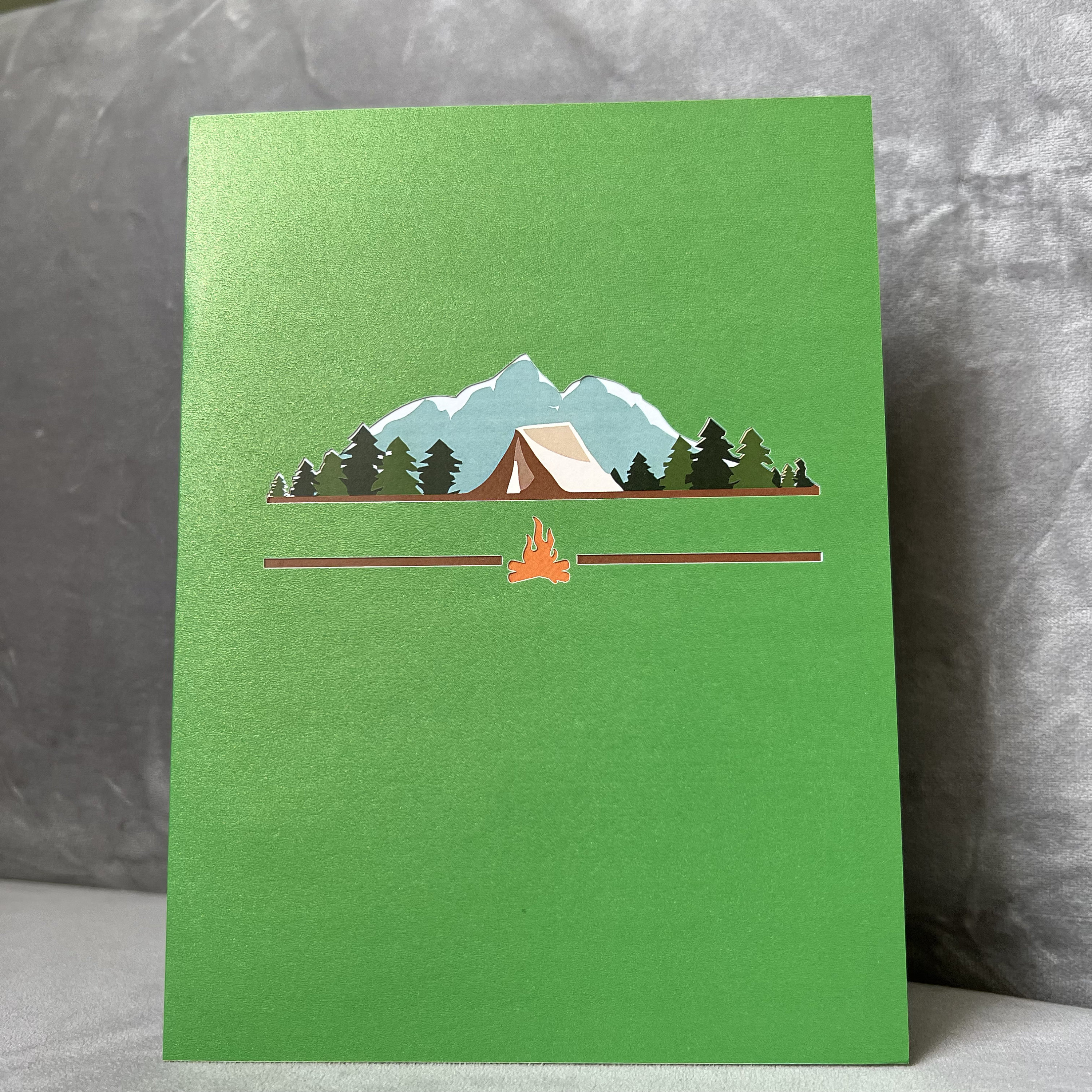 Unique Outdoor Camping 3D Floating Card A Space-themed Adventure 3D ...