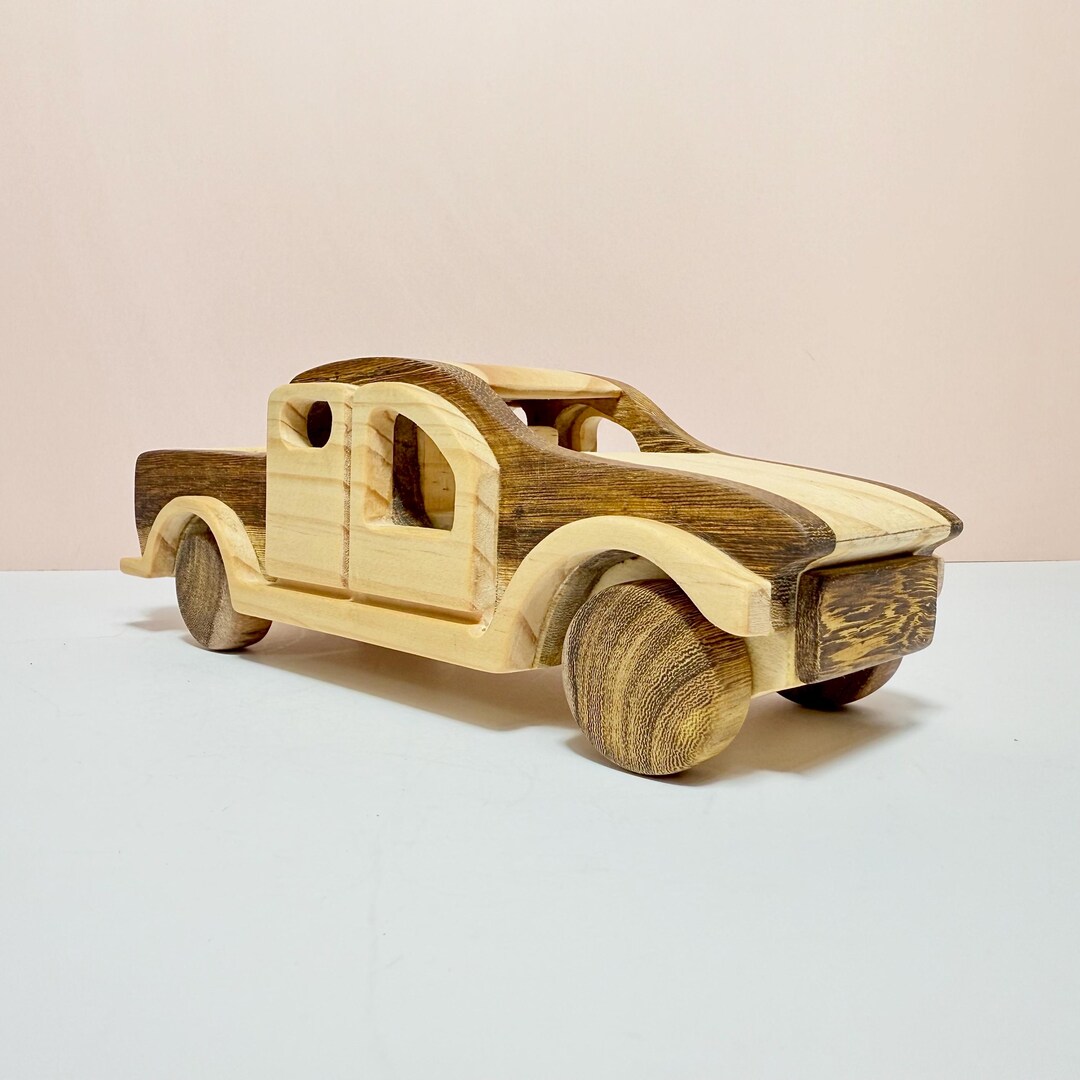 Wooden Pickup Truck | Eco-friendly Handcrafted Vehicle | Birthday Gift ...