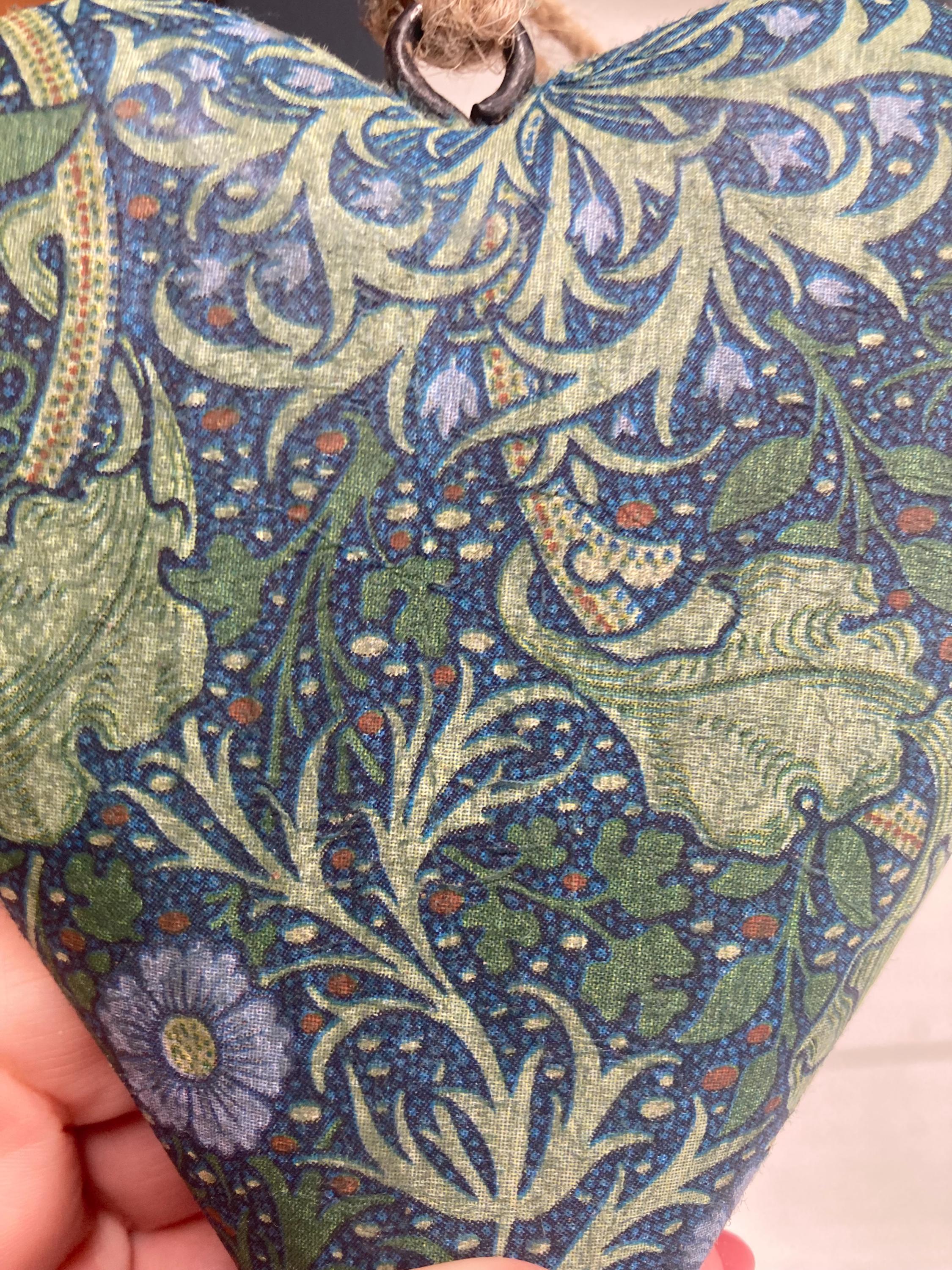 Decoupage Wooden Heart – Green & Blue Wall Art – Shabby Chic, Well ...