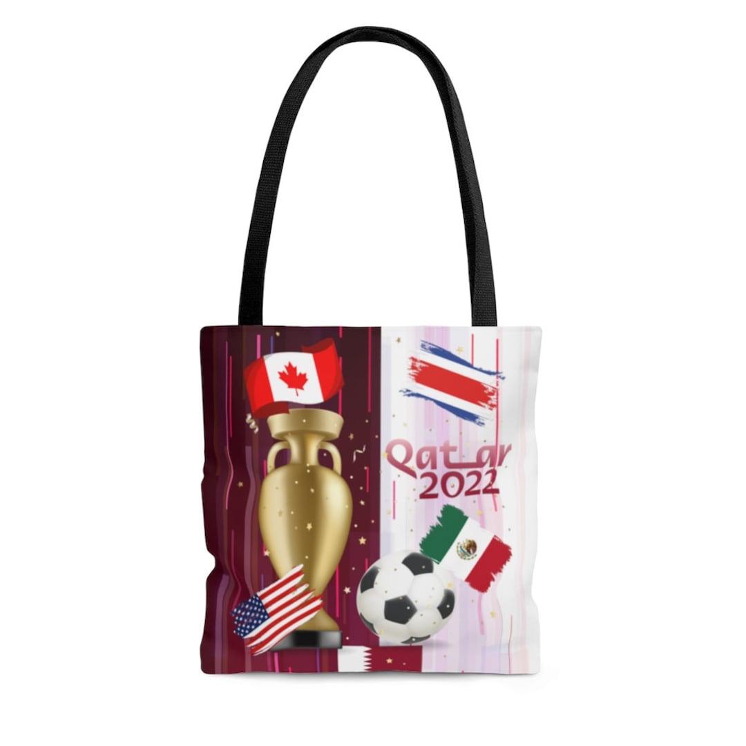 Worldcup Qatar 2022 Tote Bag: Concacaf Flags Polyester Shopping Bag - Etsy