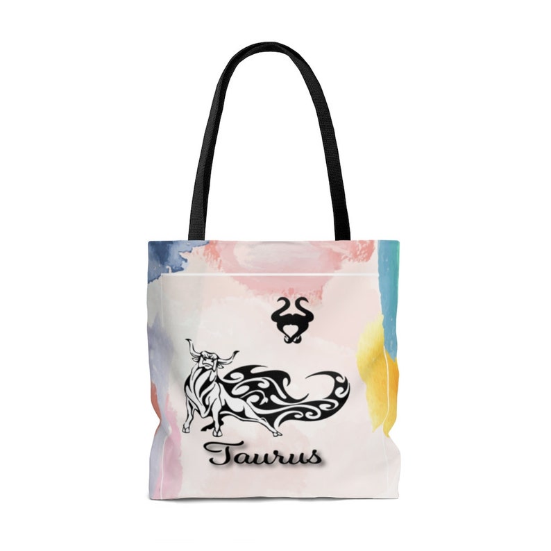 Taurus Zodiac Sign Tote Bag: Unisex Polyester Bag - Etsy