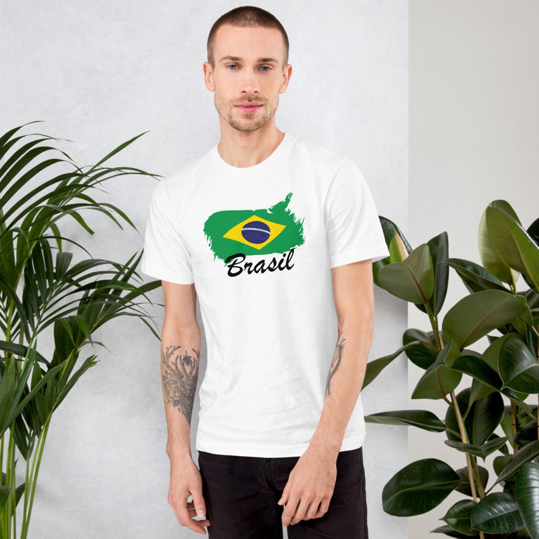 Brasil Jersey T-shirt, Copa America Jersey T-shirt, Unisex Jersey T ...