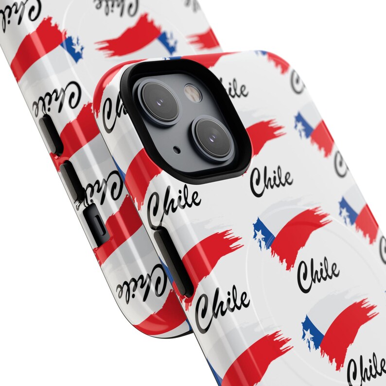 Chile Flag iPhone 14 Case: Magnetic, Dual Layer, Protective - Etsy