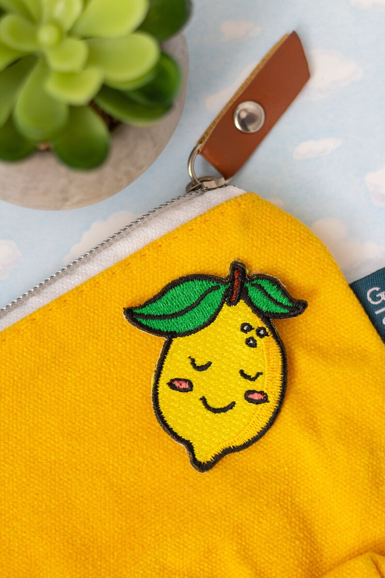 Lemon Iron on Patch Cute Kawaii - Etsy