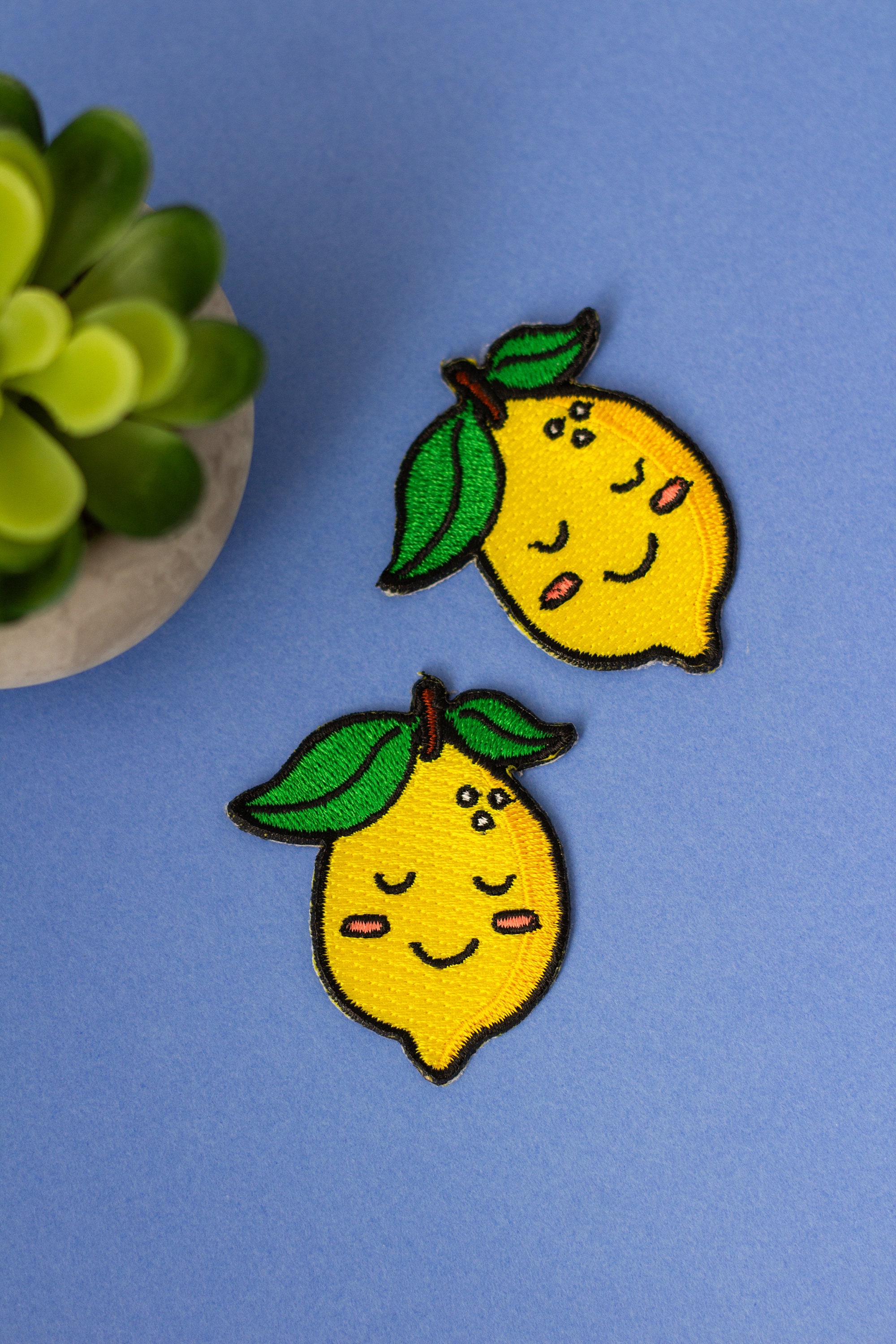 Lemon Iron on Patch Cute Kawaii - Etsy