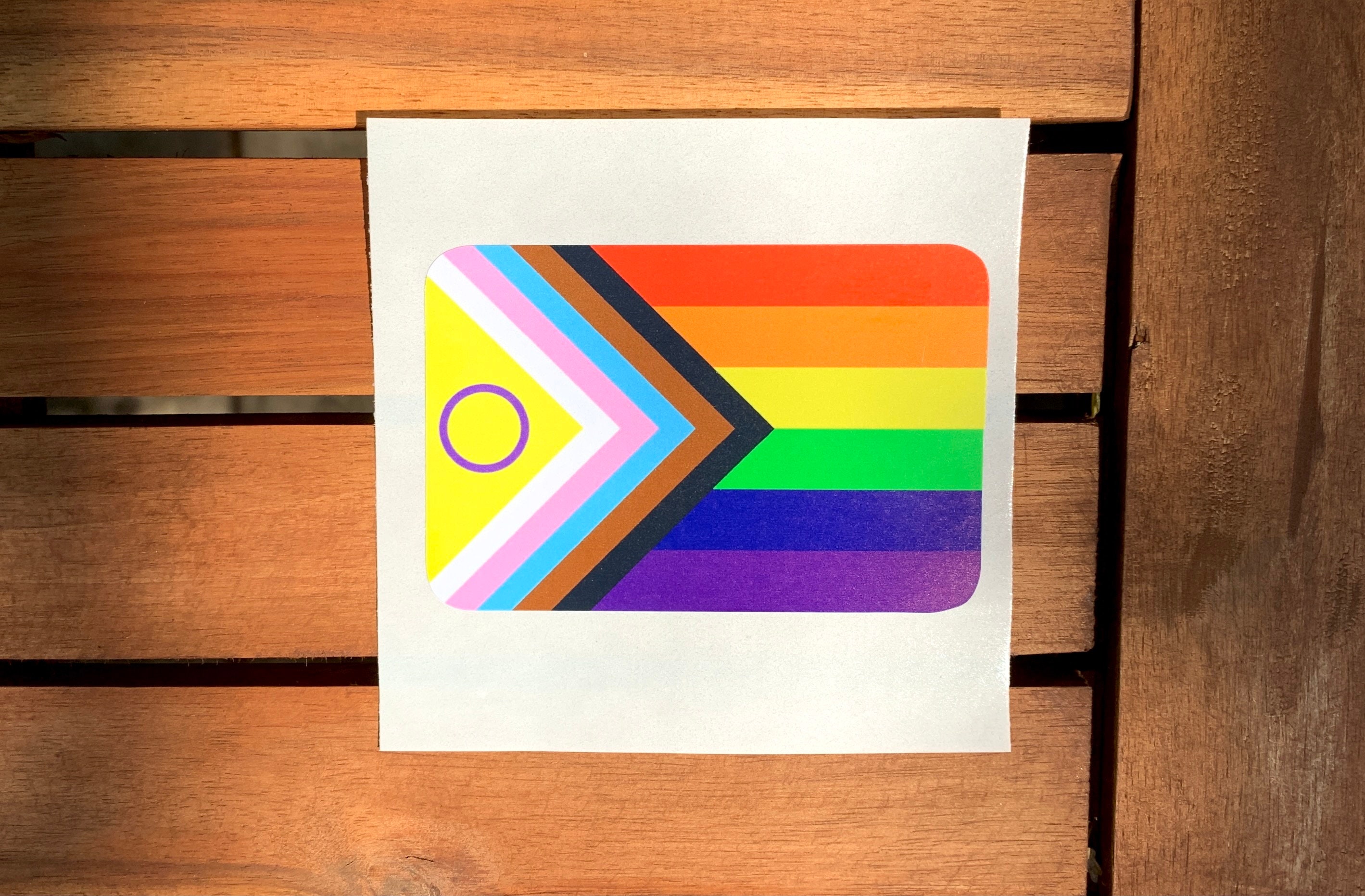 Progress Pride Flag Sticker - Etsy