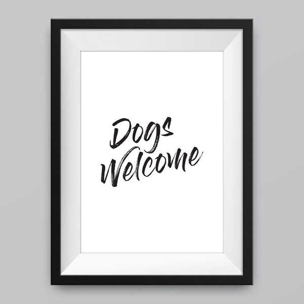 Dog Welcome Sign - Etsy UK