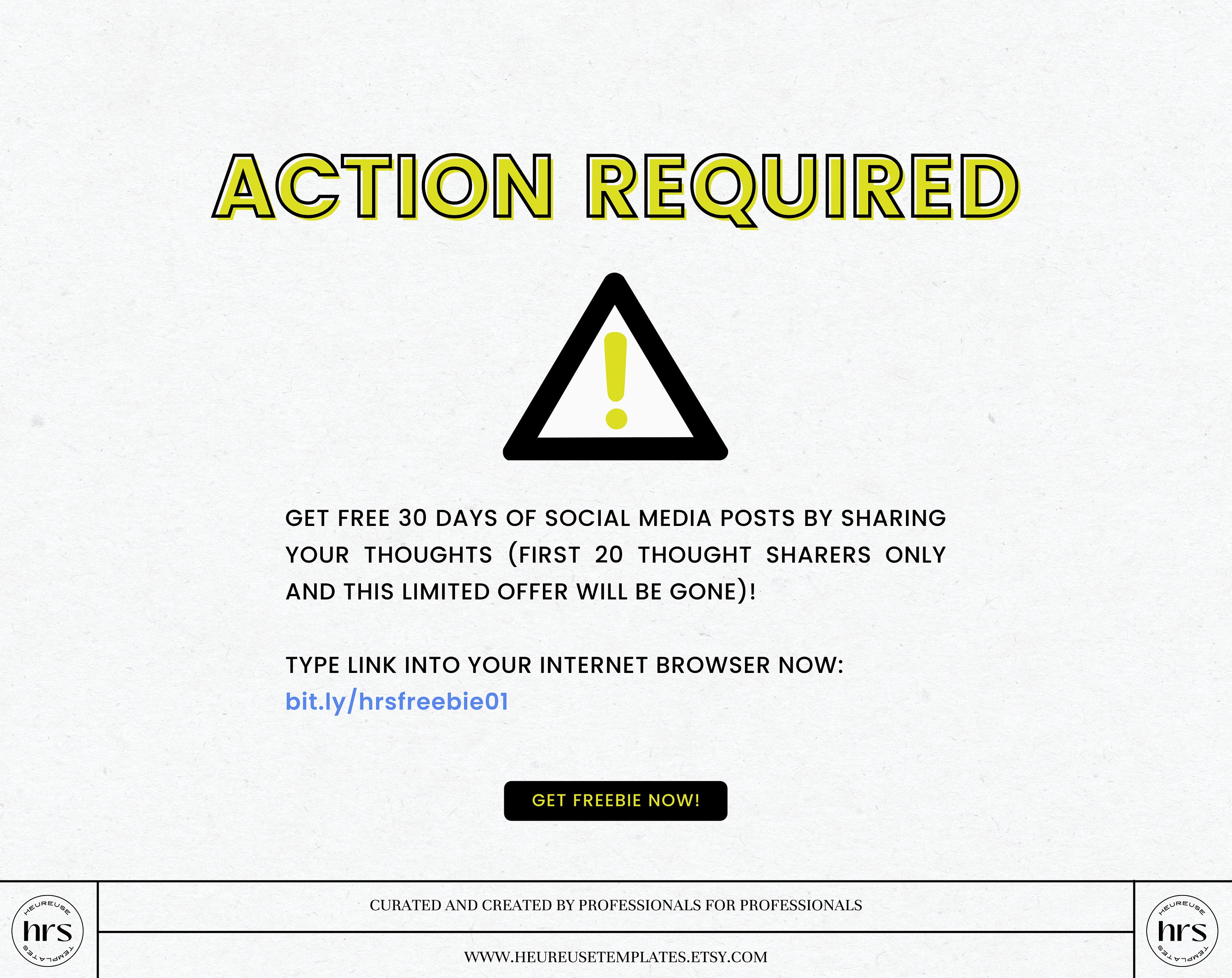 10 Instagram Post Call-to-actions Canva Template Neon Collection - Etsy