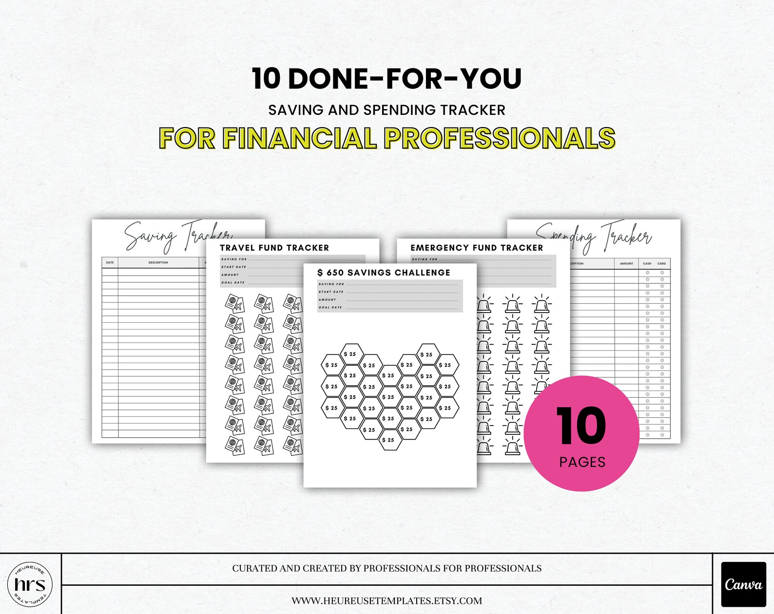 Client Freebie - Saving Tracker and Spending Tracker - Tracker ...
