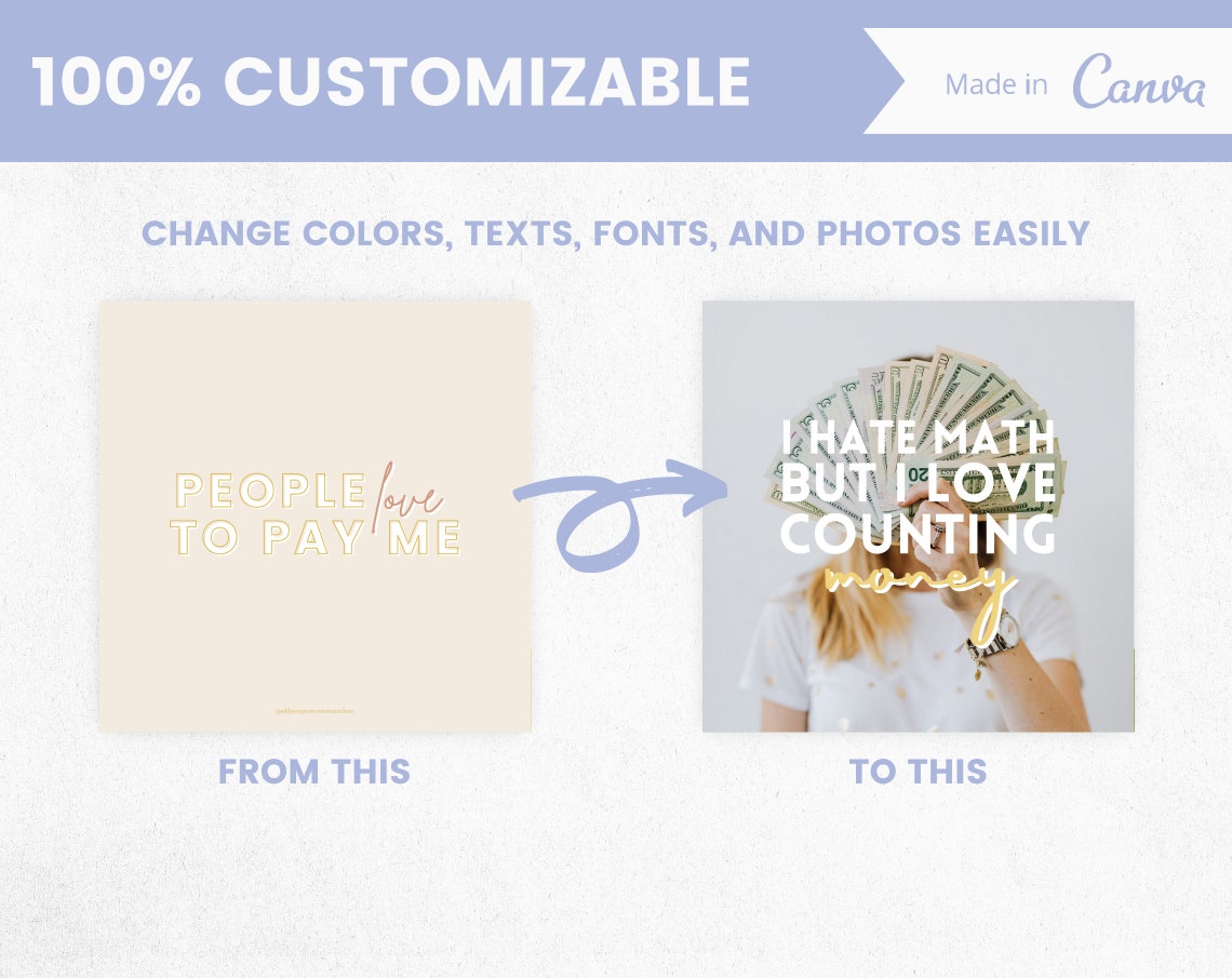 120 Editable Financial Money Quotes Financial Coaches | Etsy