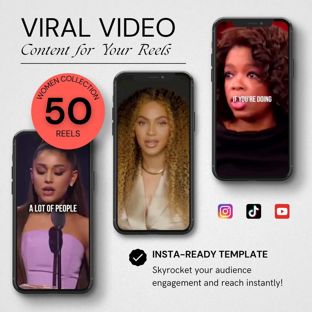 50 Instagram Video Reel Templates Motivational Reels Canva Templates ...