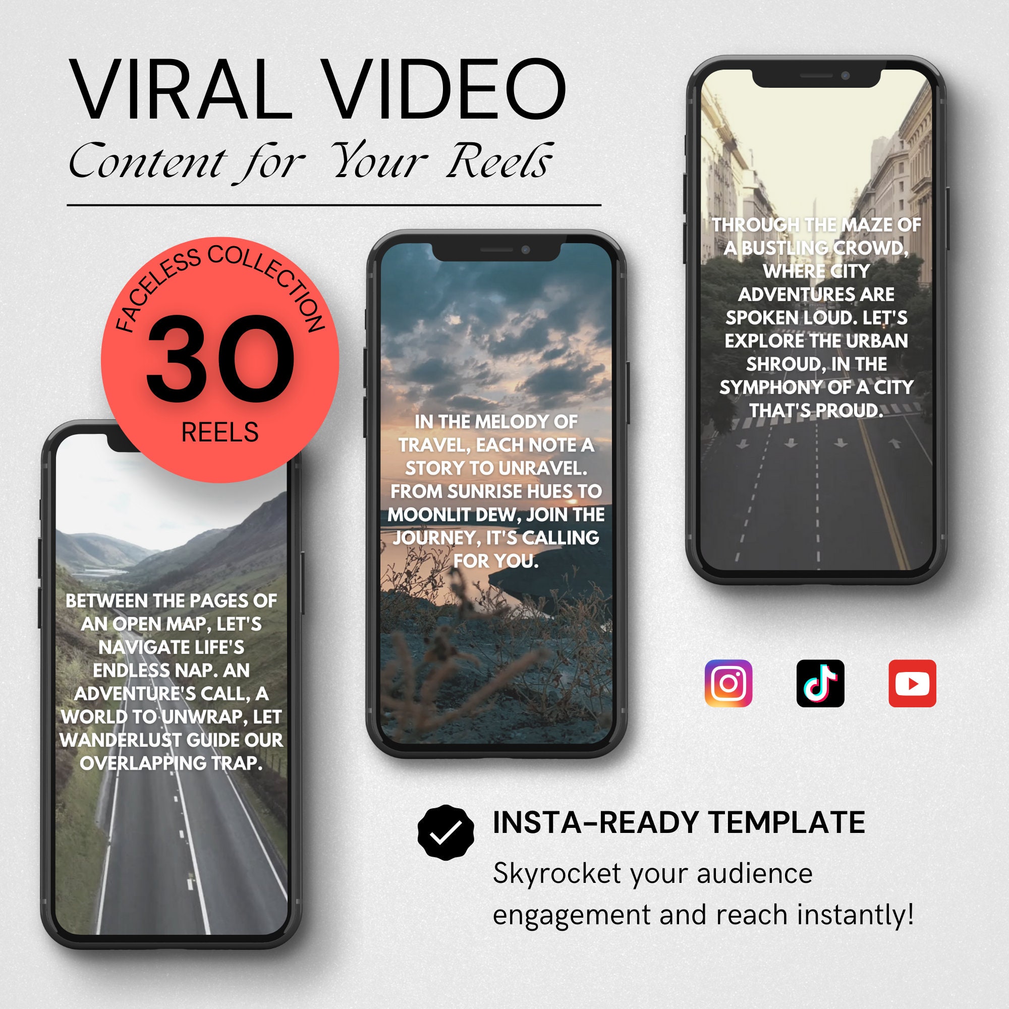 30 Editable Viral Video for Faceless Youtube Faceless Instagram ...