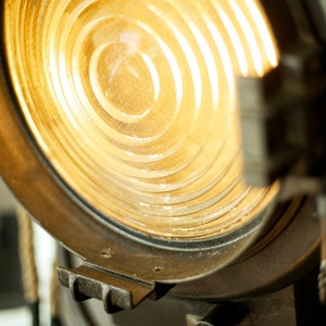 Vintage Hollywood Movie Light With Stand - Etsy