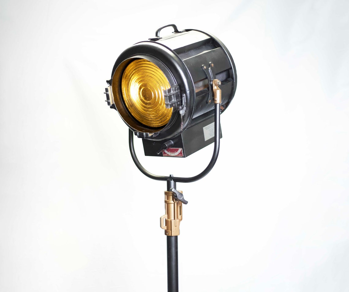 Vintage Hollywood Movie Light With Stand - Etsy