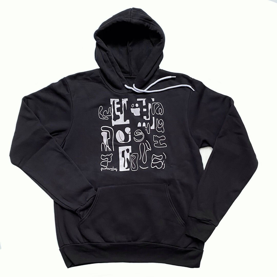 Hoodie Abstract Art, Super Soft Hoodie, Abstract Aesthetic Unisex Art ...