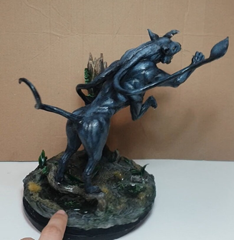 Displacer Beast Dungeons and Dragons Figure / Sculpture Black Panther ...