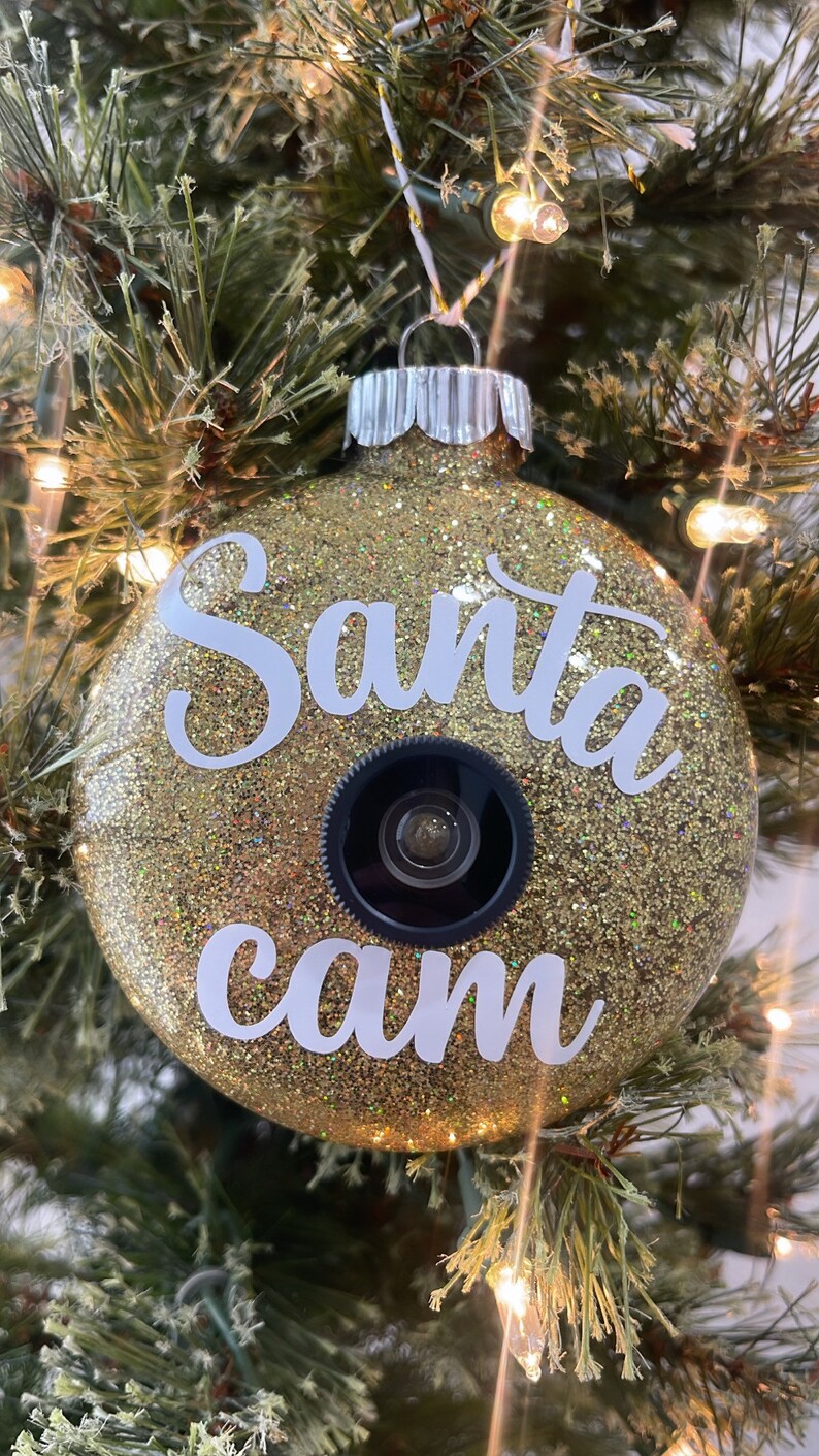 Santa Cam/ Santa Camera Ornament - Etsy
