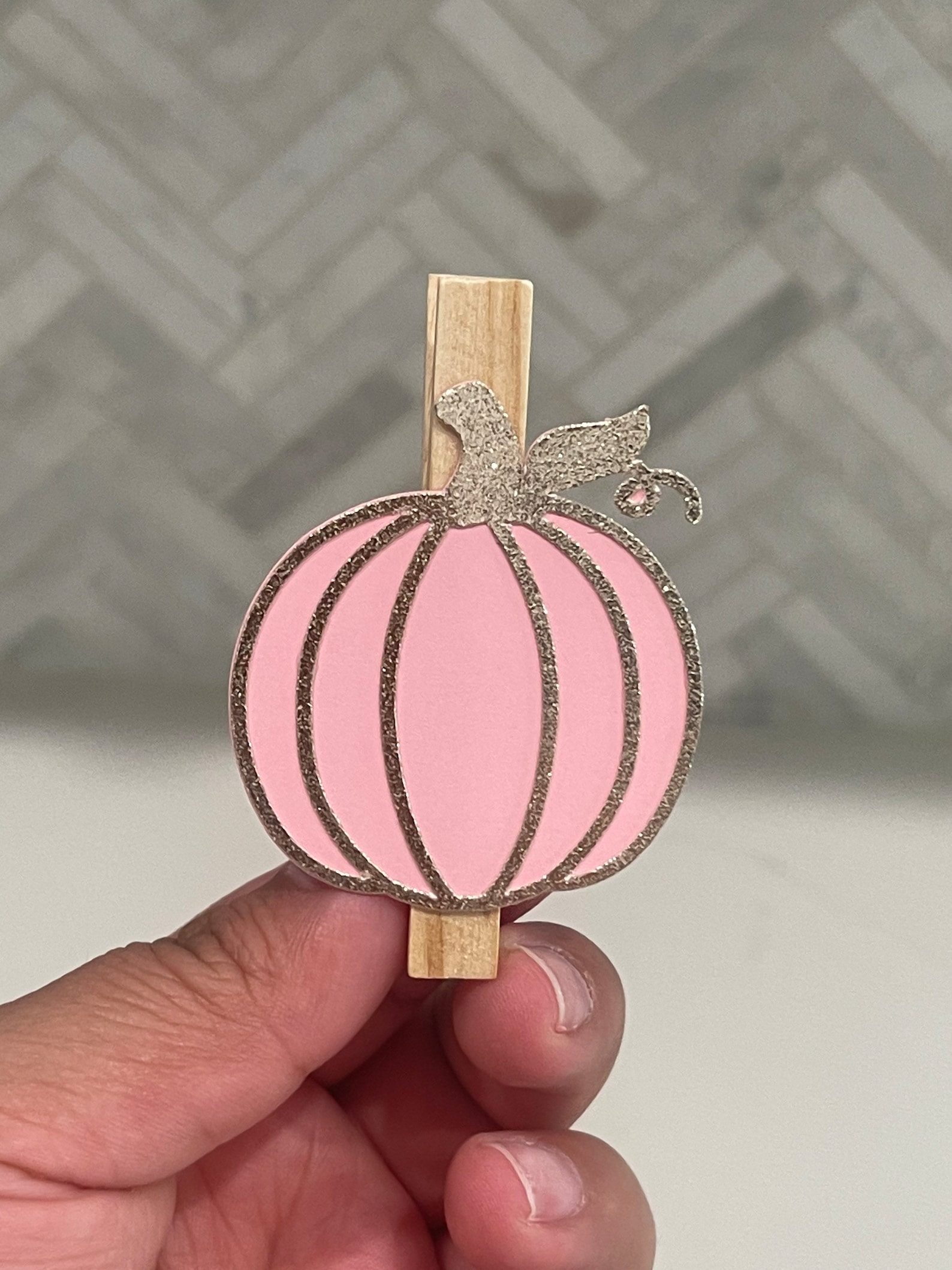 20 Pack Pink Pumpkin Clothes Pins| Little Pumpkin| Pumpkin Patch ...