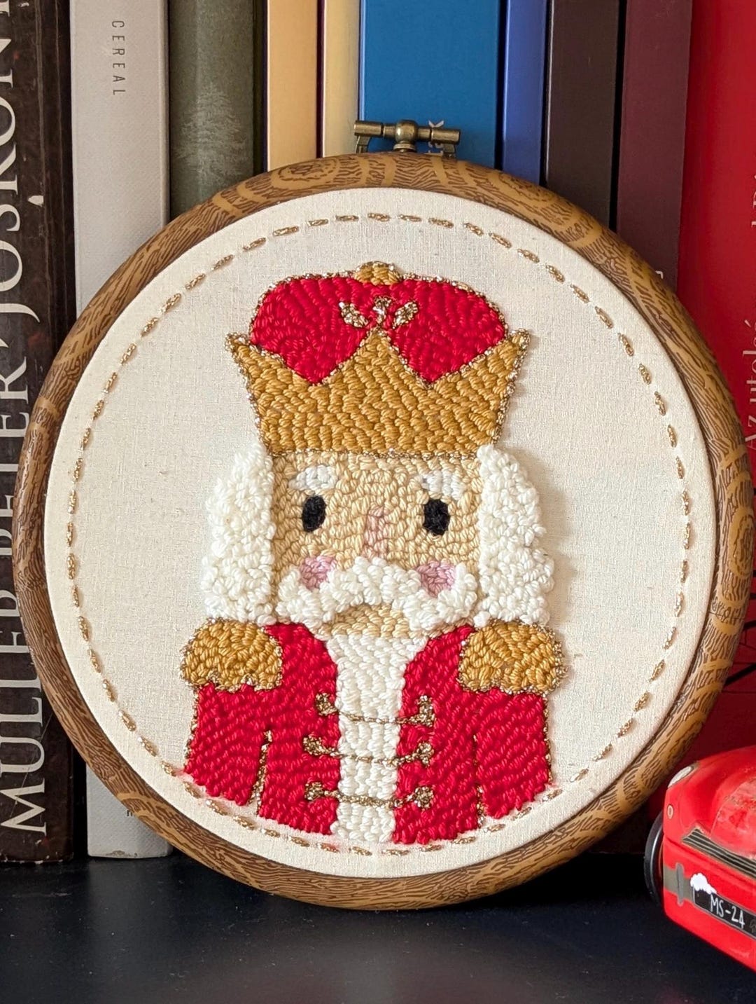 Nutcracker Wall Art, Punch Needle Wall Decor, 3D Wall Hanging - Etsy