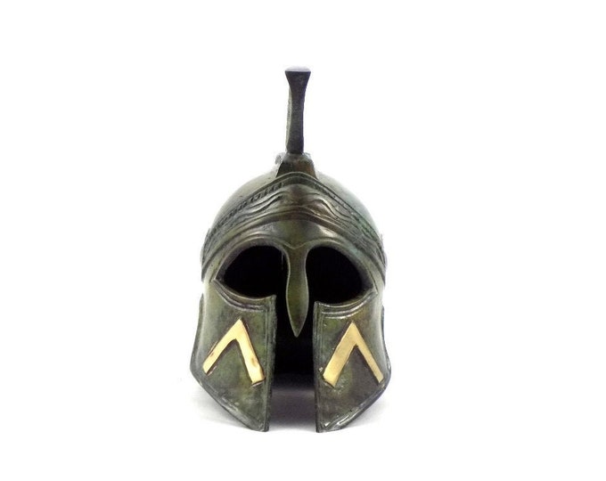 Ancient Greek Spartan Helmet king Leonidas - Etsy
